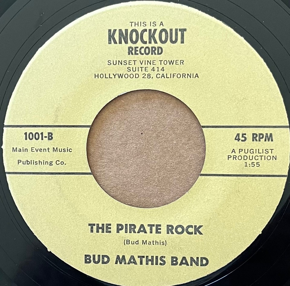 Bud Mathis-Old Hickory and the Pirate-Rare Novelty 45-Watch Video w ...