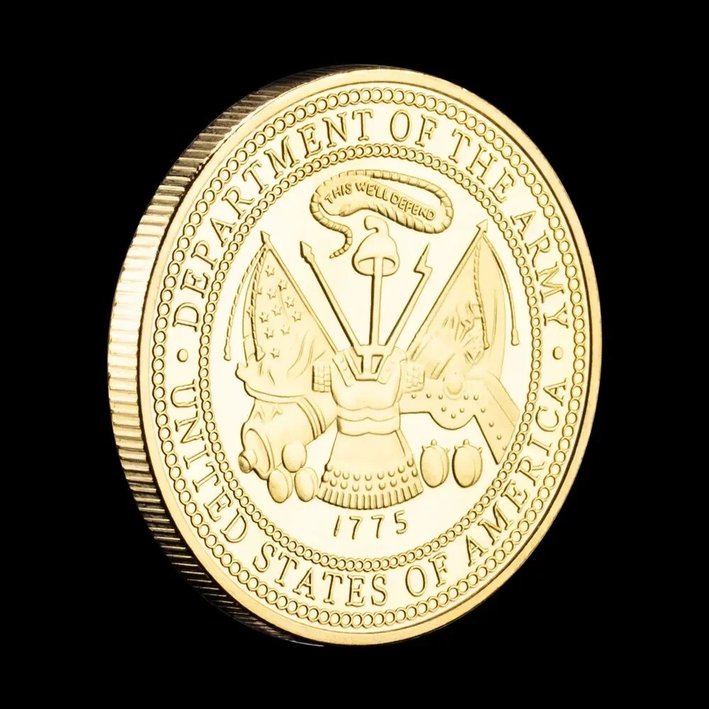 U.S. Army 75th Ranger Regiment Military Veteran Challenge Coin Souvenir ...