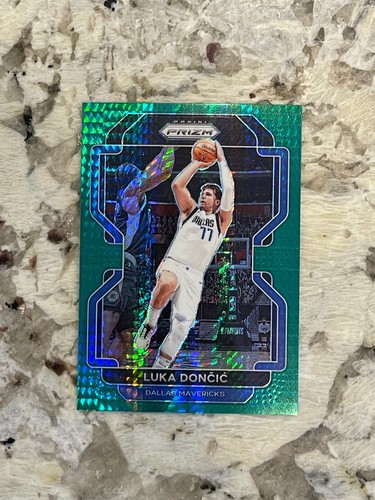 2021/22 Panini Prizm Luka Doncic Green Hyper Prizm *852 | eBay