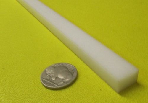 Teflon PTFE Virgin Square Bar 5/16" - .312" Thick x 5/16" Wide x 36 ...