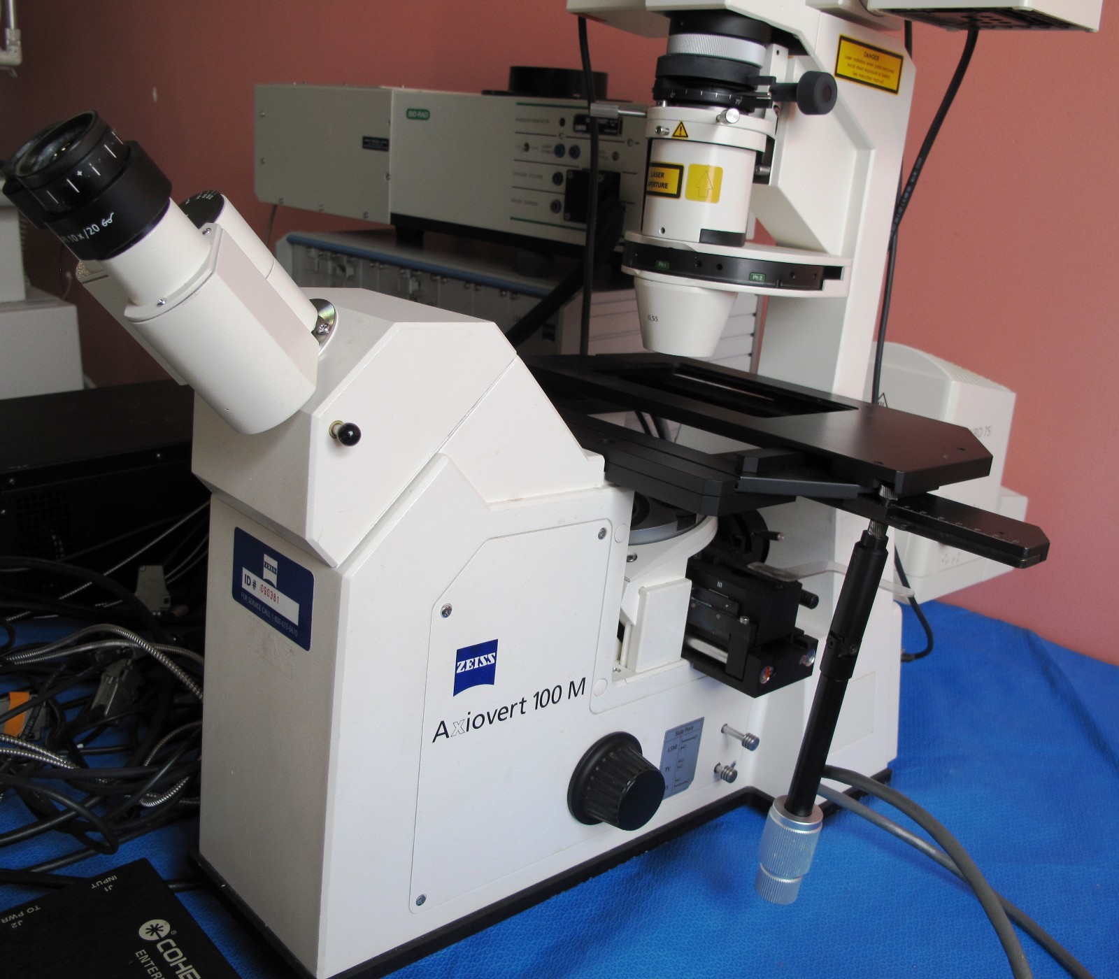 Zeiss Axiovert 100 M Zeiss LSM 510 Laser Scanning Confocal Microscope ...