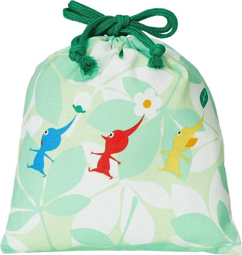 Pikmin Drawstring Bag Pouch Blue Yellow Red Pikmin Character New JP | eBay