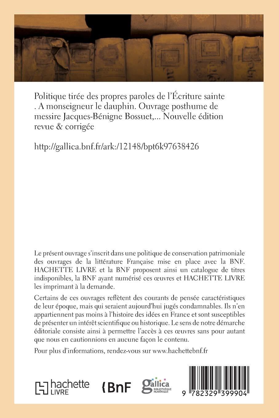 Jacques B nigne Politique Tir e Des Propres Paroles de l' criture ...