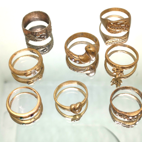 Lot Of 8 VERY AMAZING Old TRIBAL RING OLD BRONZE ROMAN RING ARTIFACT ...