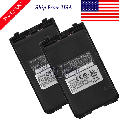 2PCS BP-298 Replacement Battery For Icom IC-V86 VHF FM Two Way Radio ...