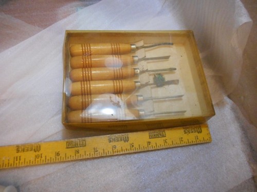 HENRY TAYLOR Carving tools SET # 11 - England | eBay