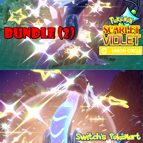 LEGENDARY SHINY KORAIDON + SHINY MIRAIDON MAX IVS + SHINY CHARM/MASTER ...