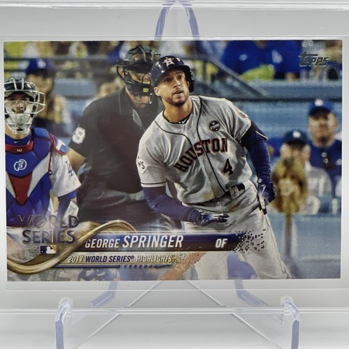 2018 Topps George Springer Baseball Card #154 Mint FREE SHIPPING | eBay