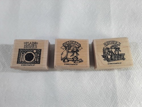 Stampin' Up Recipe Card Category Rubber Stamps Main Dishes Deserts ...