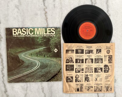 MILES DAVIS Basic Miles LP - 1973 John Coltrane & Adderley Vinyl Jazz ...