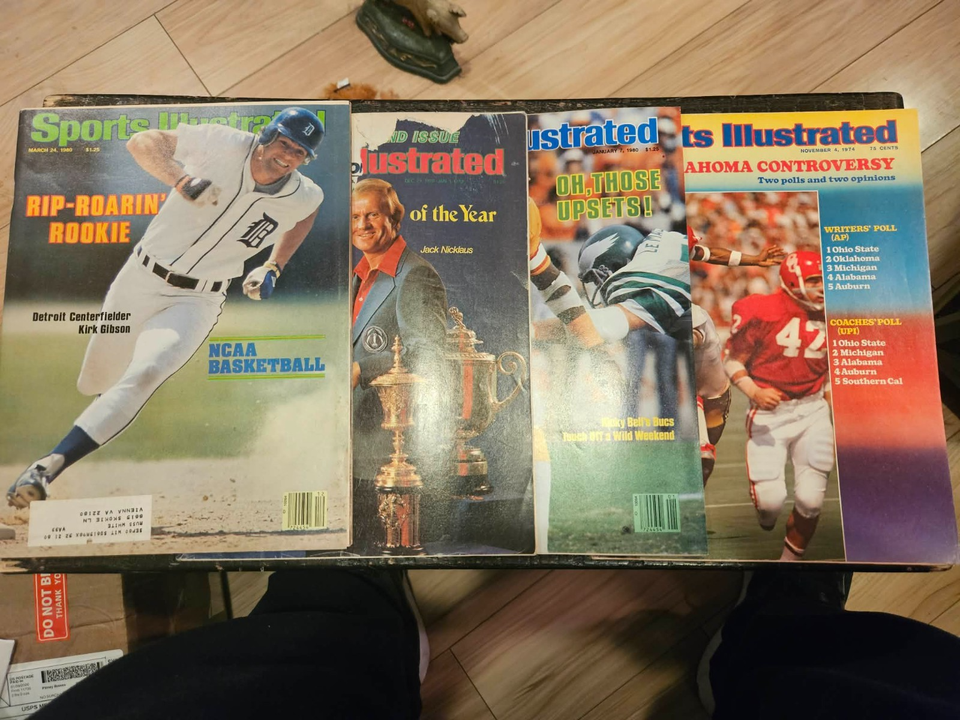 Lot Of 30 Vintage 1970’s, early 1980’s Sports Illustrated Magazines | eBay