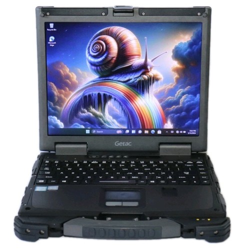 GETAC B300 Rugged Laptop i5-3.30GHz-Turbo CPU 8GB RAM 250GB SSD Windows ...