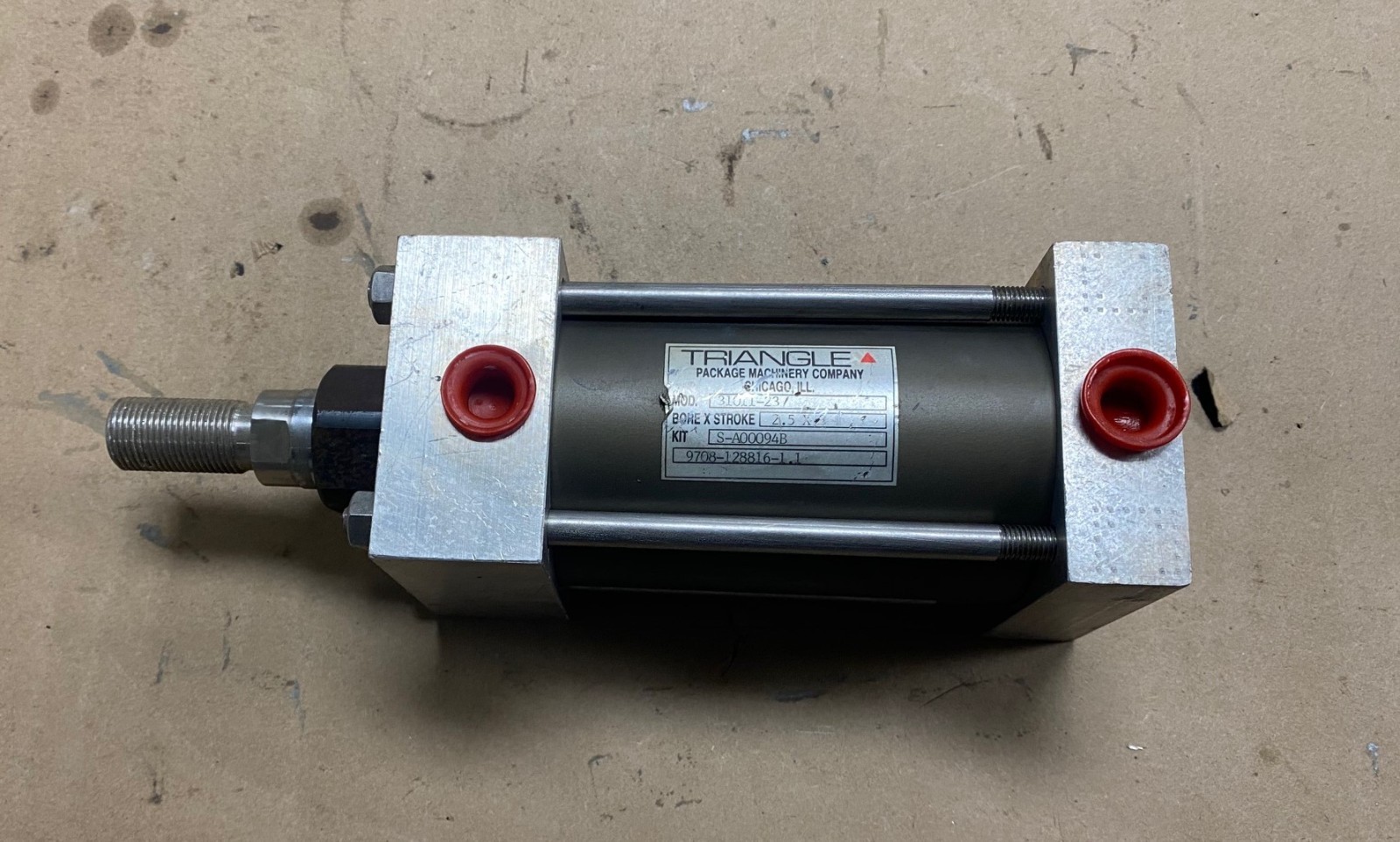 TRIANGLE 31011-23 PNEUMATIC CYLINDER 2-1/2" BORE 3" STROKE | eBay