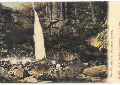 postcard WOO5-the waterfall at waterval boven nkangala south africa ...