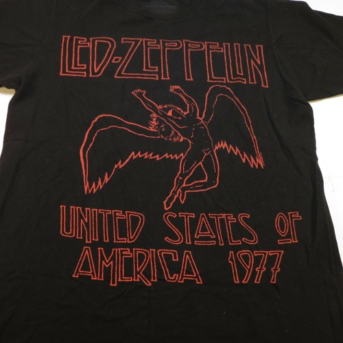 LED ZEPPELIN 1977 TOUR CONCERT Repro TEE T SHIRT Mens M LIVE NATION ...