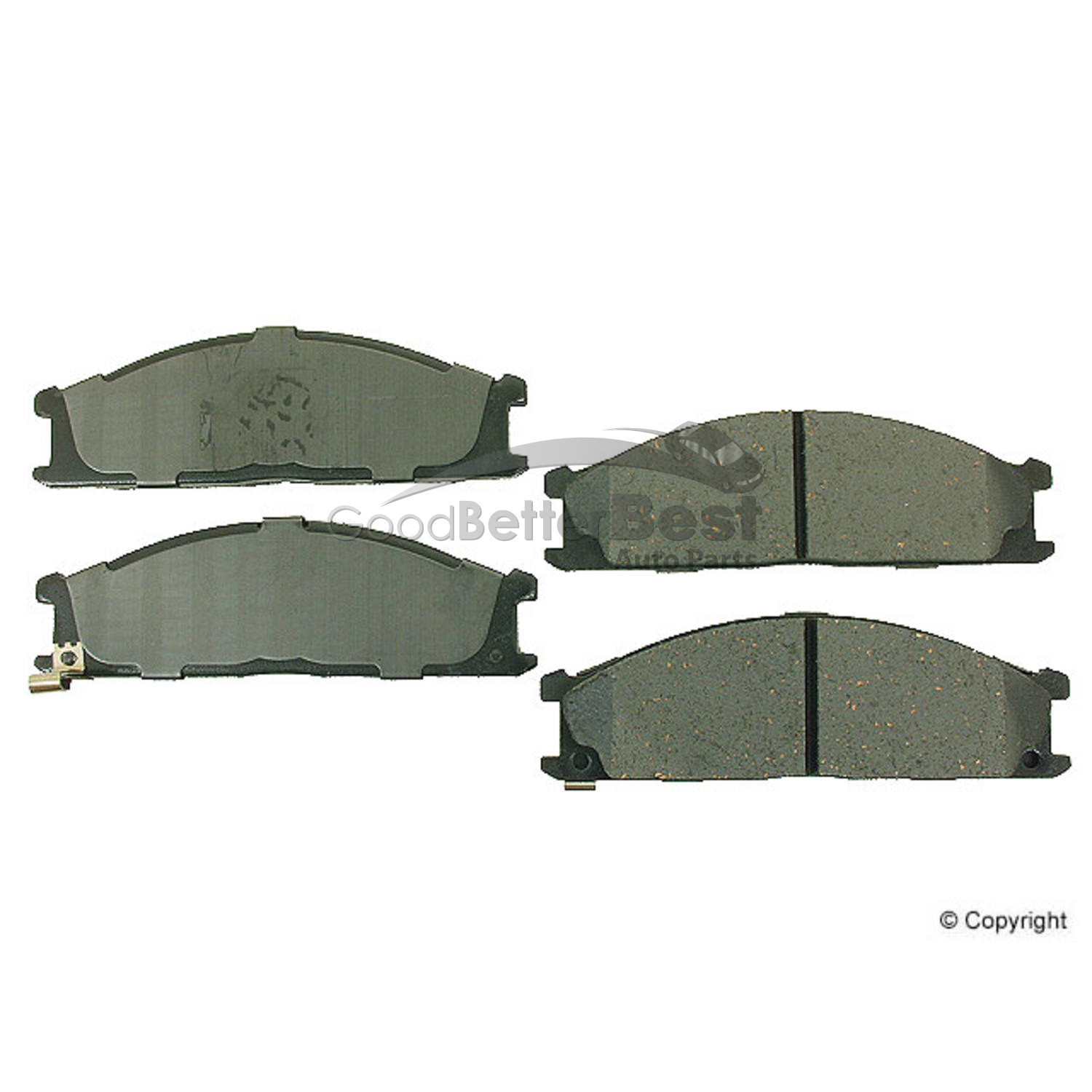 New ADVICS Disc Brake Pad Set Front AD0333 410602S790 for Nissan for ...