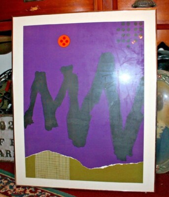 Kramer Miller Lomden Glassman Abstract Poster Print Art Large Framed | eBay