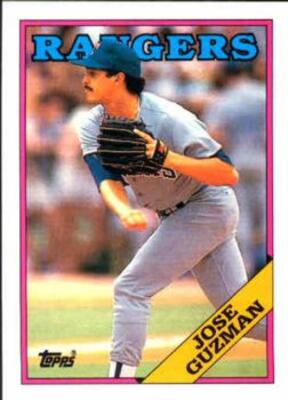 1988 Topps #563 Jose Guzman Rangers | eBay