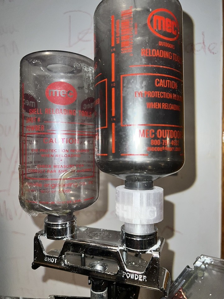 Universal Powder Baffle for MEC Reloading Press - Version 4 - Black ...