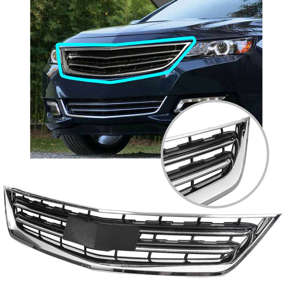 Fits For 2014-2020 Chevrolet Impala Front Upper + Lower Grille Set ...