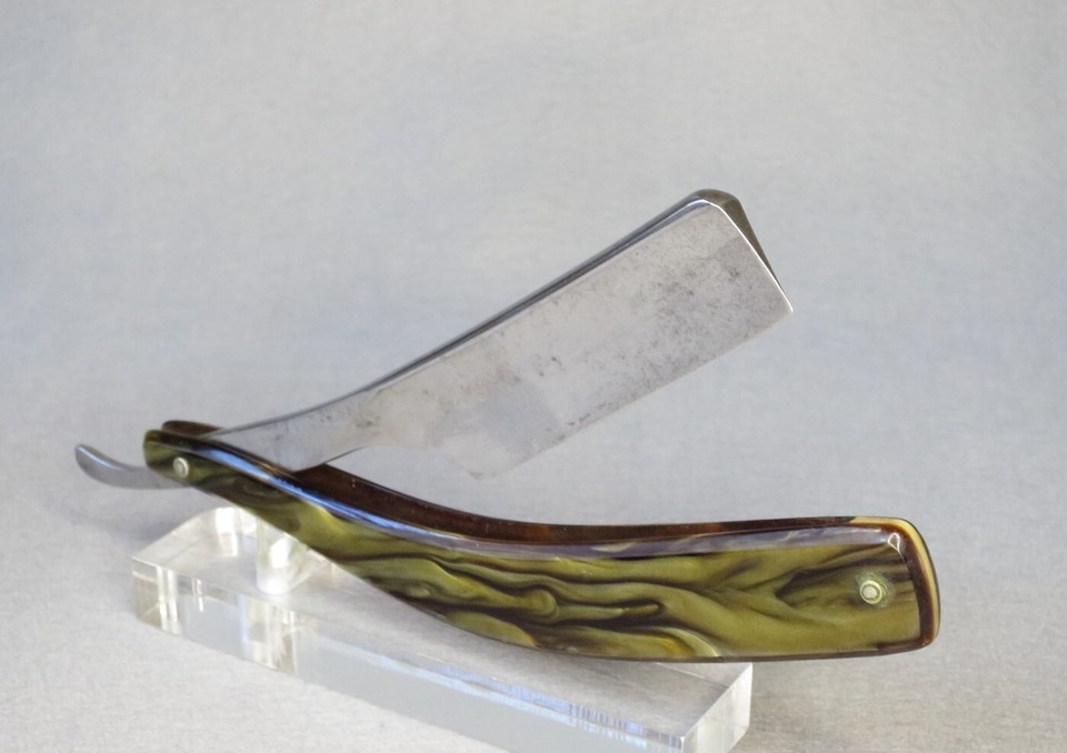 Near wedge Kamisori "栄光" Glory Japanese Straight Razor Made in Japan # ...
