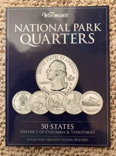 50 State Quarters Album Territories Collector Coin Folder Collecting ...