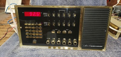 M&S Rebuilt N80B Black & Gold Stereo Intercom Master Excellent ...