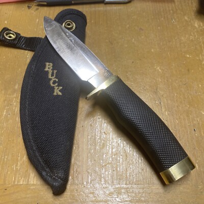 2011 BUCK VANGUARD 692 FIXED BLADE KNIFE W/ NYLON SHEATH- USA🇺🇸 | eBay