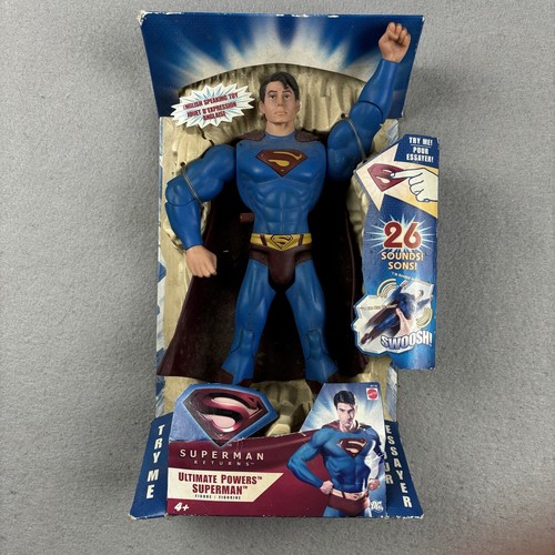 Superman Returns Action Figure With 26 Sounds Mattel 2006 Ultimate ...
