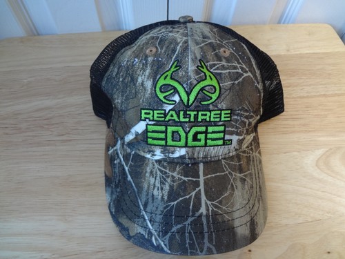 Realtree EDGE Logo Snapback Hat NEW NWOT Infinity OSFA Mesh Back ...