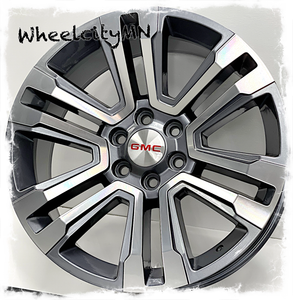22" grey machine 2018 OE replica 5822 wheels fits GMC Sierra Yukon ...