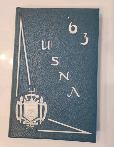 1963 US NAVAL ACADEMY USNA NAVY TRIDENT CALENDAR NOTEBOOK MILITARY ...