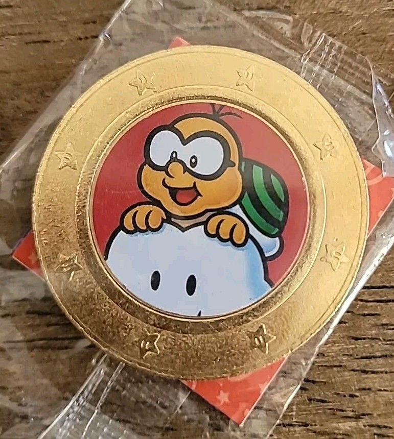SUPER RARE Frankford Wonder Ball Super Mario Bros Coin Lakitu Gold | eBay