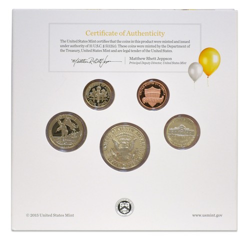 2016 Happy Birthday Coin Set Proof 5 US Coins CN-Clad OGP US Mint | eBay