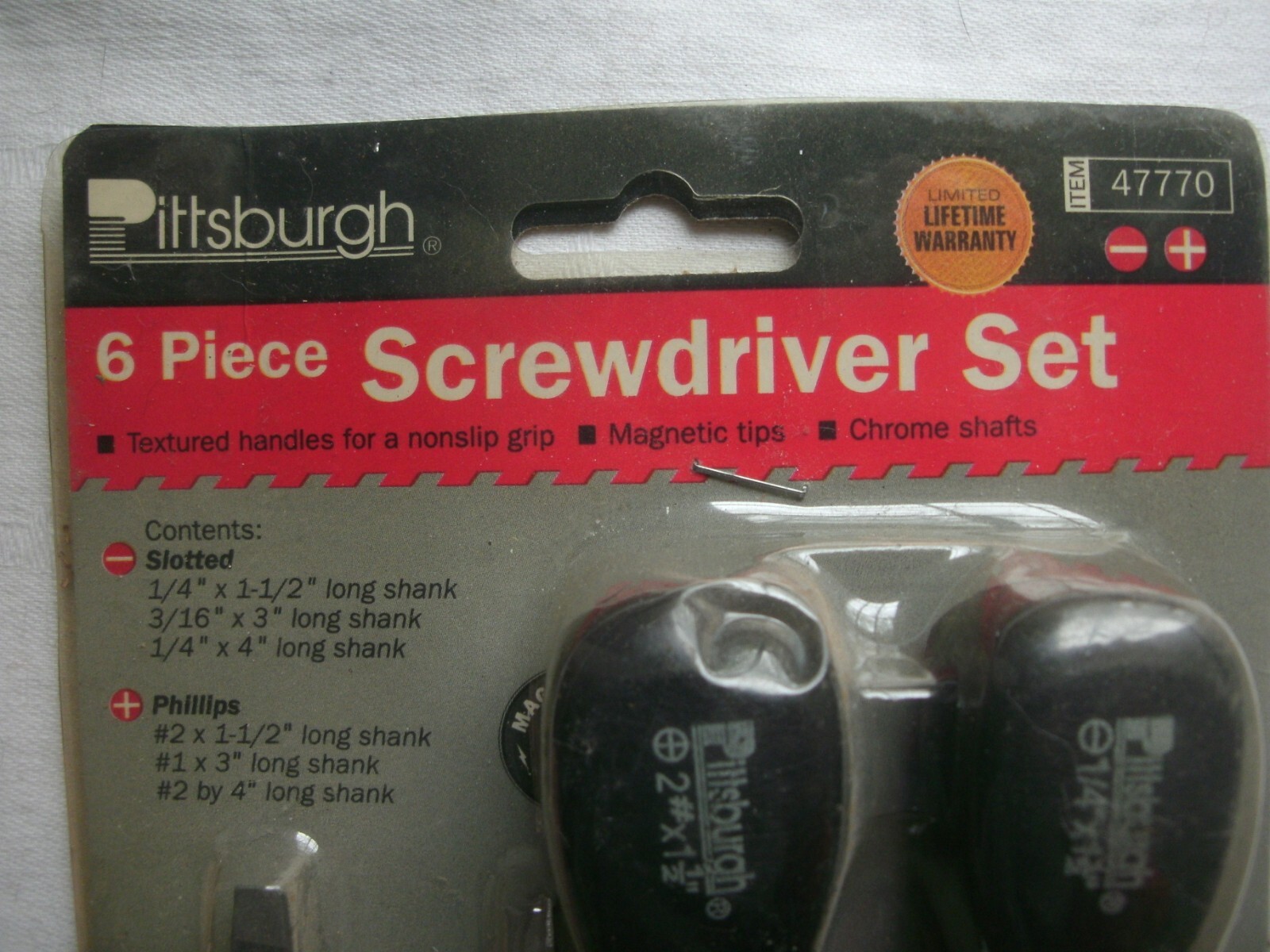 Pittsburgh 6 Piece Screwdriver 2 Sets 47770 New | eBay