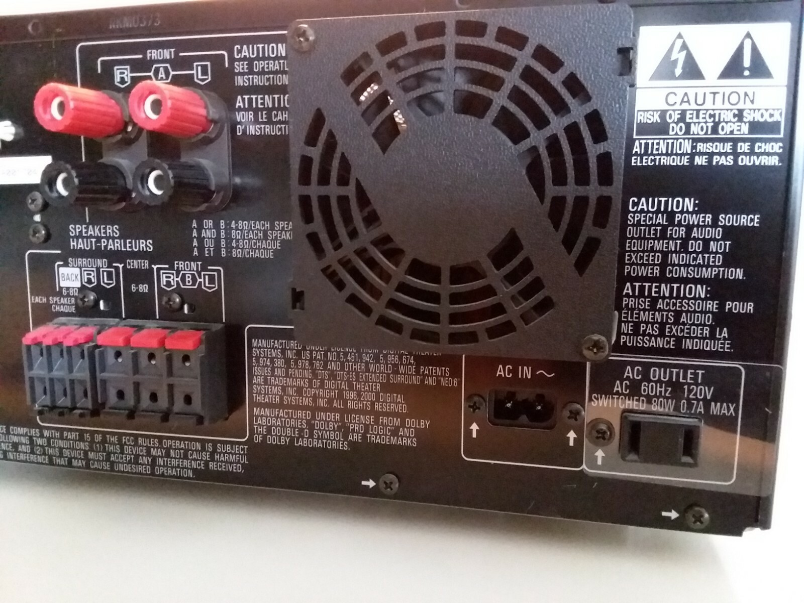 Panasonic SA HE100 6.1 Channel 600 Watt Receiver for sale online | eBay