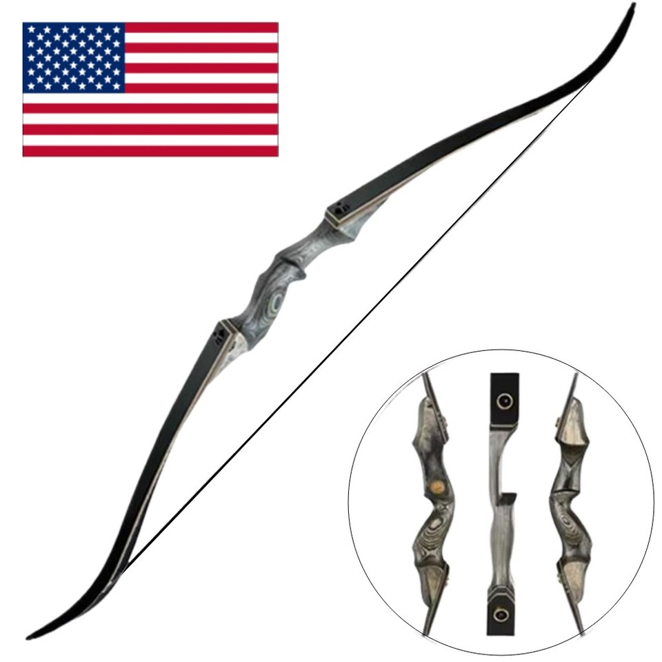 Archery 62" Takedown Recurve Bow Set Hunter Bow 30lbs-50lbs Shoting ...