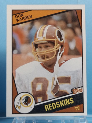 1984 Topps #392 - Don Warren - Washington Redskins - Near Mint | eBay