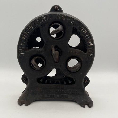 The New Era Rope Machine With Tool Cast Iron Pat’s 1911 Continental ...