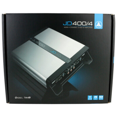 JL Audio JD400/4 JD Series 400W 4-Channel Class-D Car Audio Amplifier 4 ...