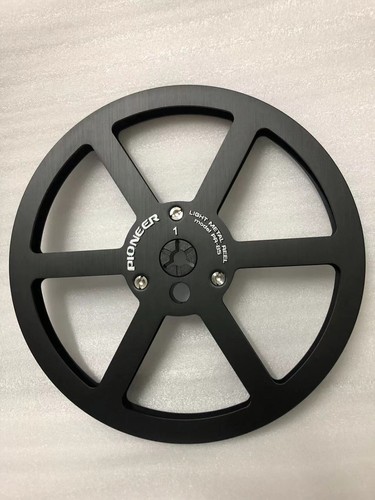 2X Black TAPE REEL For Pioneer PR-85 7" inch Light Metal Aluminum Take ...