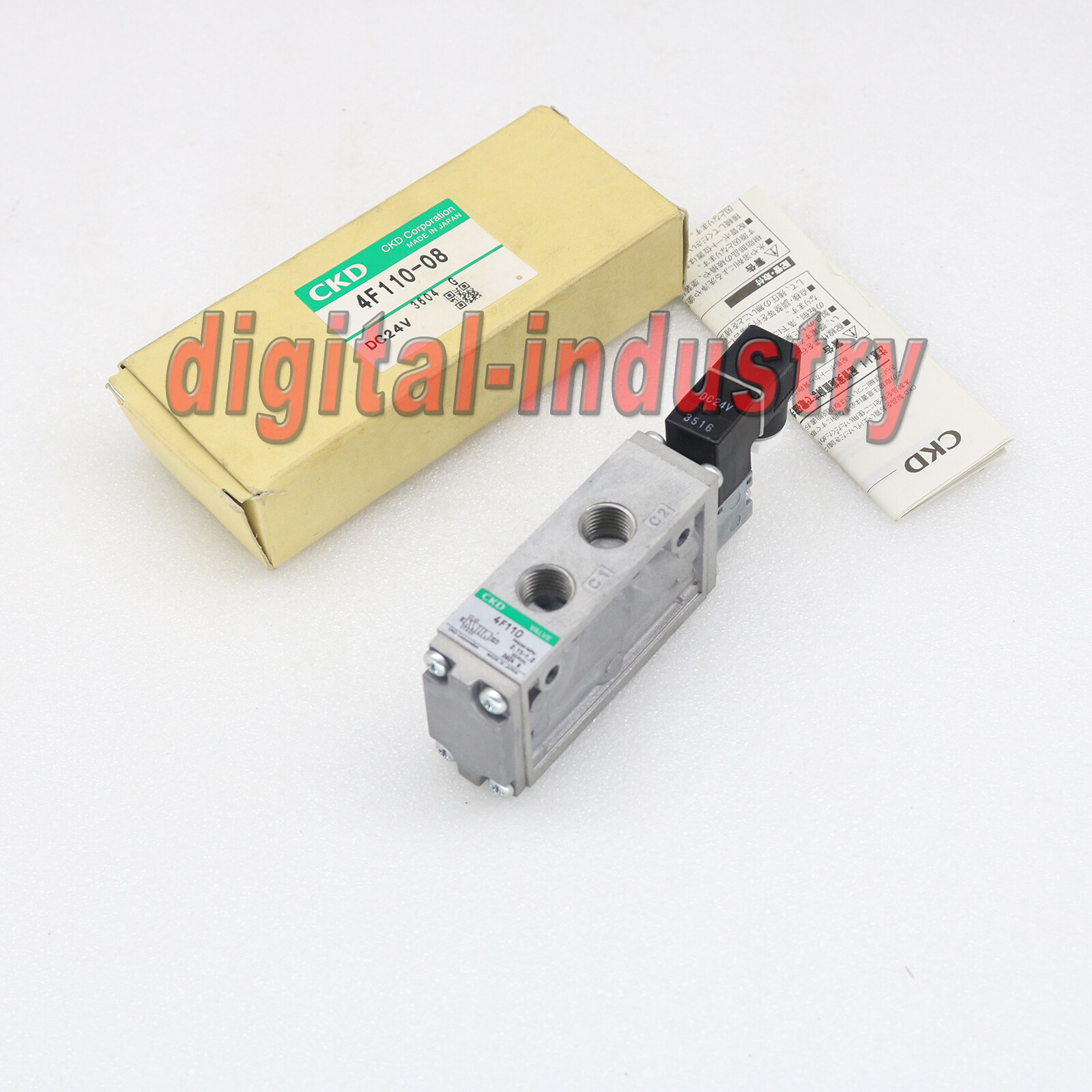 One Brand new CKD 4F110-08-DC24V Solenoid Valve 4F110-08 DC24V | eBay