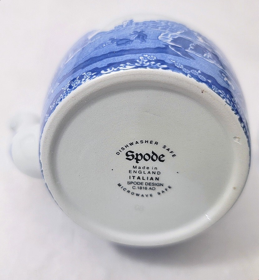 Spode England Blue "Italian" Miniature Kettle 378 | eBay