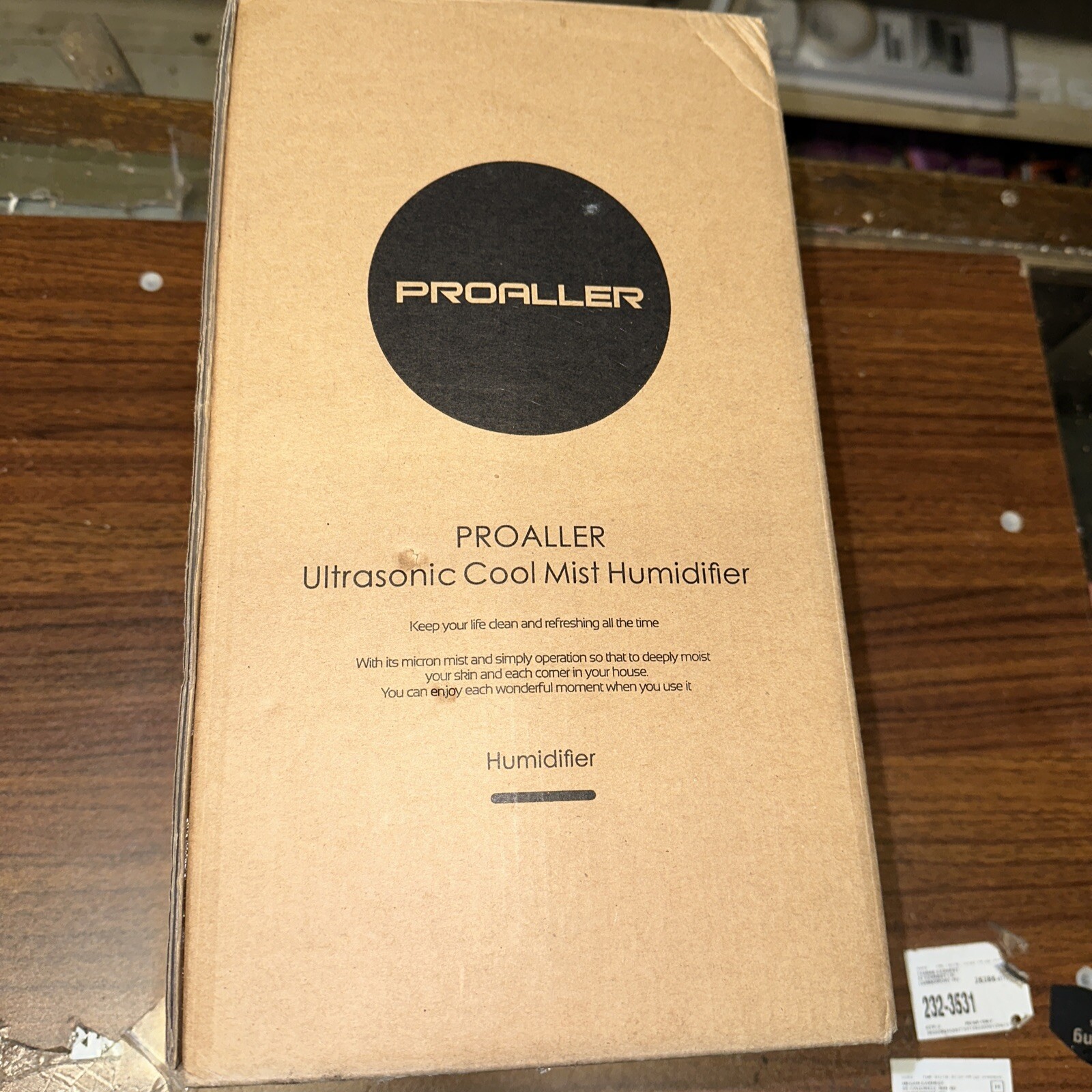 Proaller Ultrasonic Cool Mist Humidifier New in Box | eBay