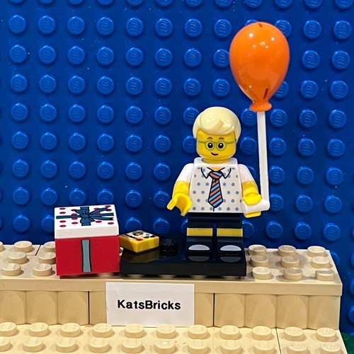 LEGO CMF Series 18 Birthday Boy Collectible Minifigure, balloon ...