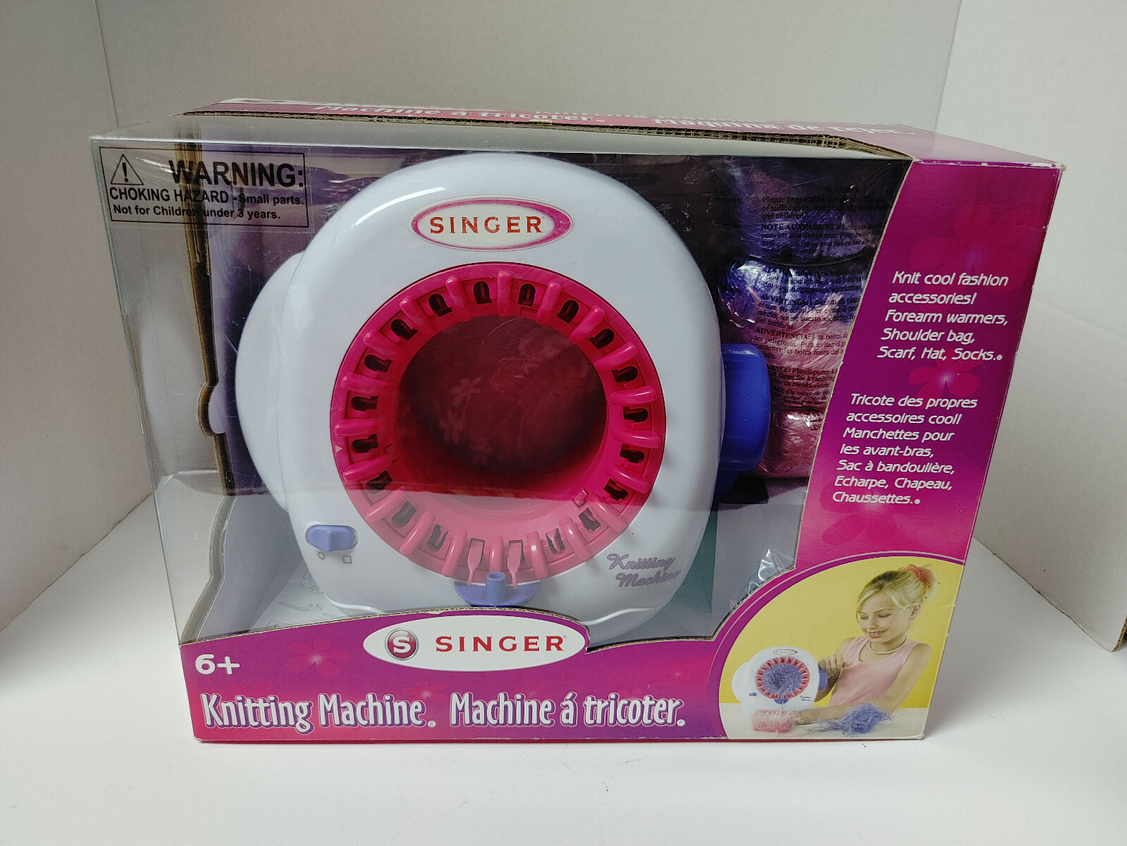 KIDS CRAFTS TOY SINGER KNITTING MACHINE AGE 6+ | eBay