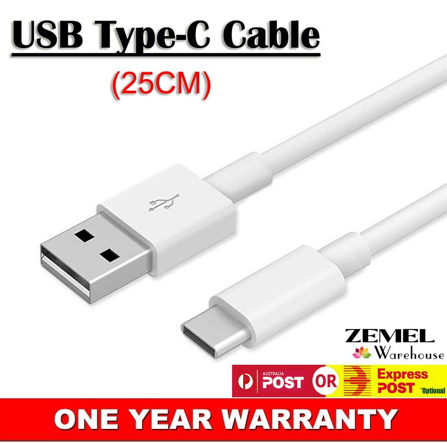 2x Short USB 3.1 Type-C to USB 2.0 Cable Power Charge Data For Huawei ...