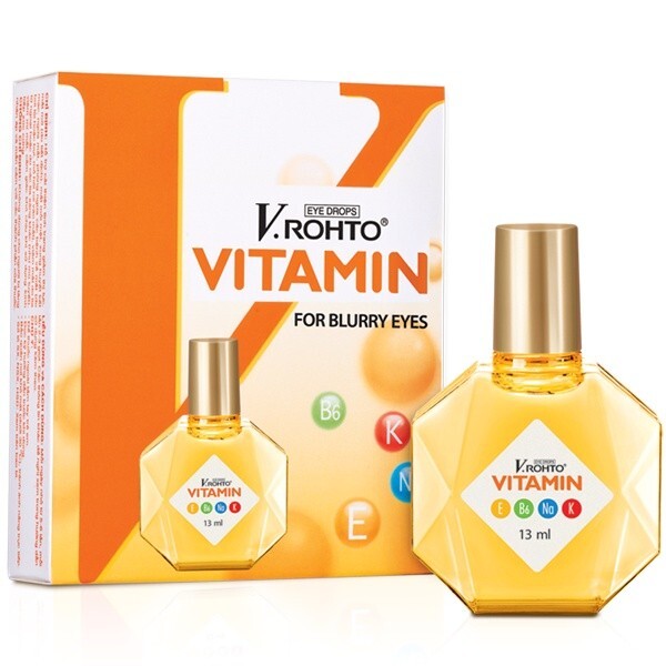 10x V.Rohto Vitamin Eye Drops - Rohto Vitamin for Dry Eyes Blurry ...