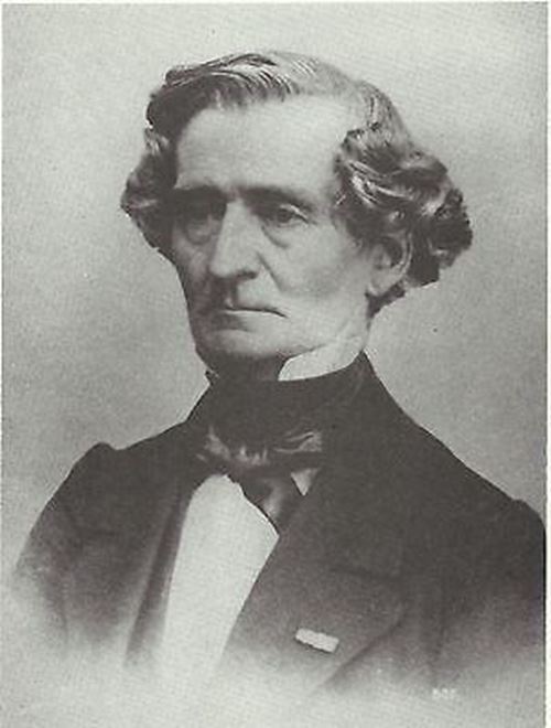 Louis Hector Berlioz French Composer Vintage Portrait Gallery Poster ...