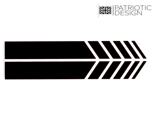 2 x car van wing mirror vinyl decal sticker racing stripes go faster ...